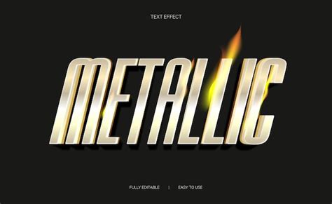 Premium Vector Text Effect Metalic Premium Vector Text Effect Metalic