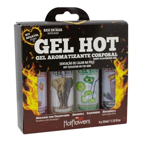 Hot Edible Body Gel Set 4 Pack Sex Toy Hotmovies