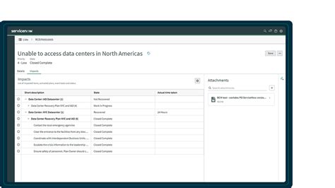 Business Continuity Management Bcm Servicenow