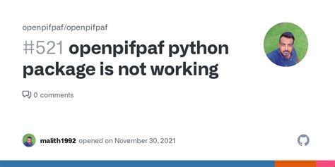 Openpifpaf Python Package Is Not Working · Issue 521 · Openpifpaf