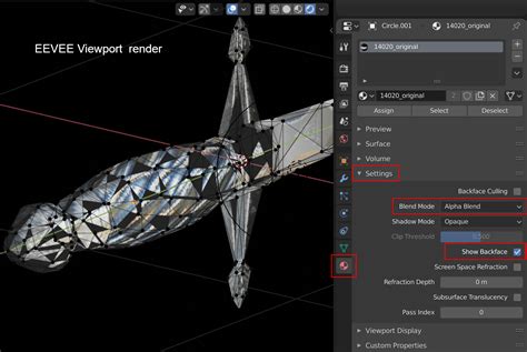 Texturing Strange Face Transparency Artifacts In Eevee Blender