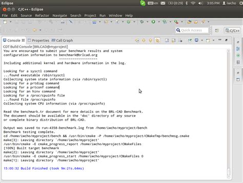 Compiling Brl Cad With Eclipse Brl Cad Documentation