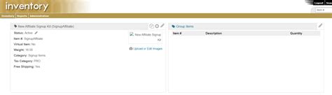 Grouping Inventory ByDesign Technologies KB