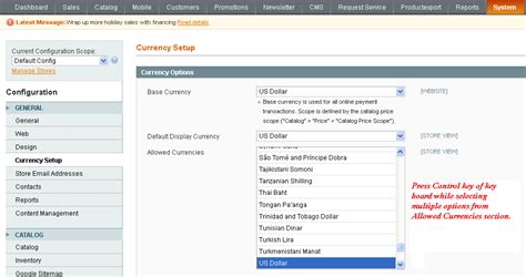 Important Magento Magento How To Setup Multiple Currency Shop