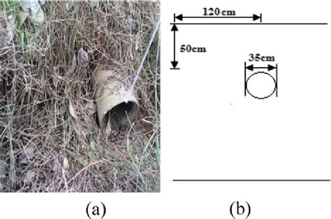 Culvert 3 A Is The Picture In The Field And B Is The Diagram Of Actual Download Scientific