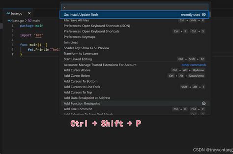 Go环境搭建vscode调试vscode Go Debug Csdn博客