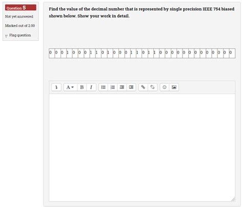 Solved Question Find The Value Of The Decimal Number That Chegg