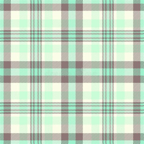 Elegant Mint Green And Taupe Plaid Pattern Perfect For Textile Design