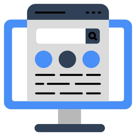 Web Design Web Layout Web Content Website Design Web Template Icon