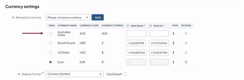 Configure Global Currency Settings Orocommerce Orocrm And Oroplatform Documentation