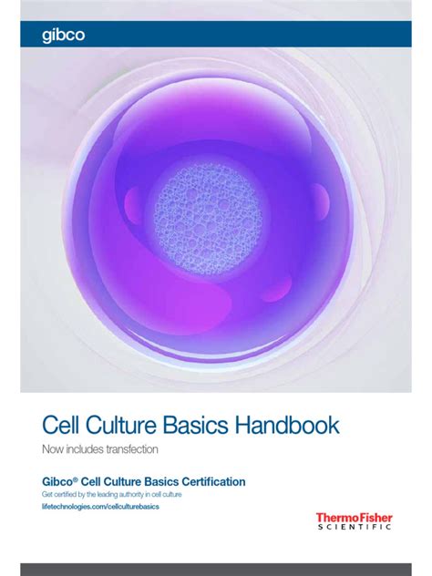Gibco Cell Culture Basics Handbook Americas Flr Pdf Cell Culture