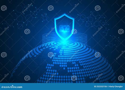 Binary Code With Circuit Lines Abstract Innovation Privacy Background Stock Vector