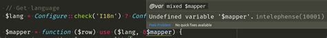 Invalid Undefined Variable Error · Issue 744 · Bmewburnvscode