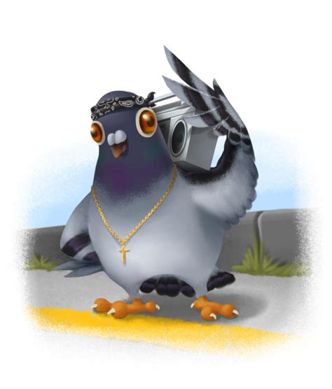 Gangsta Pigeon By Aspliner On Deviantart