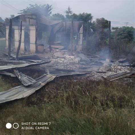 ကျွန်းလှမြို့နယ် ကုန်းစည်းရွာကို စစ်တပ် မီးရှို့ဖျက်ဆီးမှု နေအိမ် ၅၉ လုံးပြာကျ၊ ပြည်သူ ၃ ဦးကို
