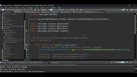 Spring Constructor And Setter Injection Youtube