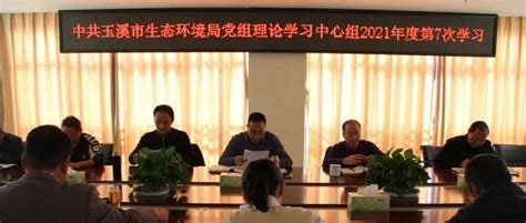无愧使命担当 不负伟大梦想丨玉溪市生态环境局专题学习党的十九届六中全会精神 全市