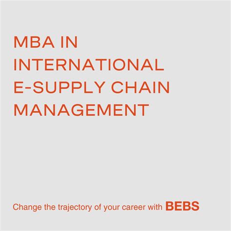 Bebs Barcelona Executive Business School On Linkedin Bebs Bebsmba Supplychainmanagement
