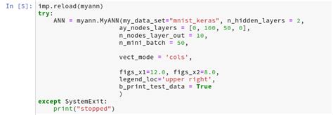 A Simple Python Program For An Ann To Cover The Mnist Dataset Ii Initial Random Weight