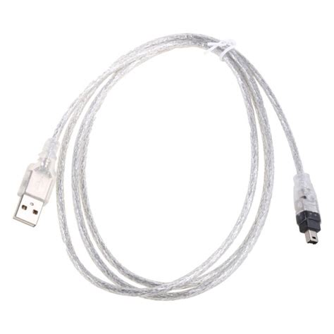 5ft New Usb To Firewire Ieee 1394 4 Pin Ilink Adapter Cable Bd