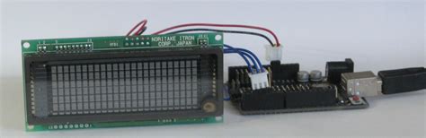 Arduino And The Noritake 24x6 Vfd Module Vacuum Fluorescent Display Trybotics