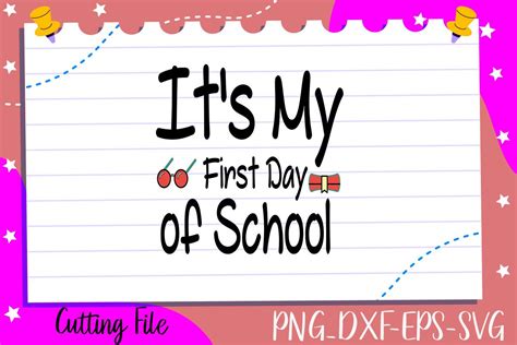 It S My First Day Of School Graphic By Haz Studio Creative Fabrica