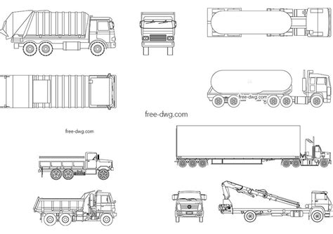 Lkw Dwg Zeichnungsdatei
