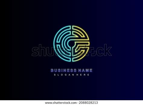 Monogram Colorful Hfs Logo Design Stock Vector Royalty Free 2088028213 Shutterstock