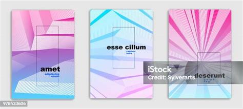 라인 아트 벡터 최소한 현대 브로셔 세트 디자인 표지 템플릿 기하학적 하프톤 그라데이션 배너 플 래 카드 포스터 전단지에 대 한