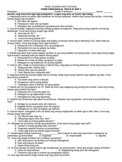 Esp Q3 Periodical Tests Pdf