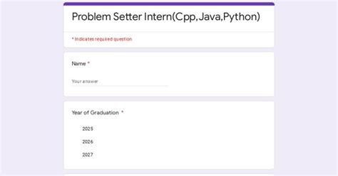 Problem Setter Interncppjavapython Sanjana Kapoor