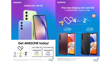 Awesome Savings On Galaxy A Series With Celcom Digi Samsung Newsroom Malaysia