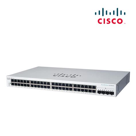 Switch Cisco Business Cbs220 48t 4x Administrable L2 De 48 Puertos Gigabit 10 100 1000 4