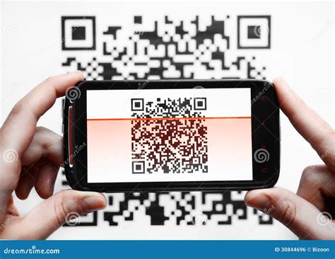 Qr Code Mobile Scanner Royalty Free Stock Image Image 30844696