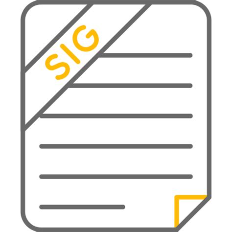 Signature Generic Color Outline Icon