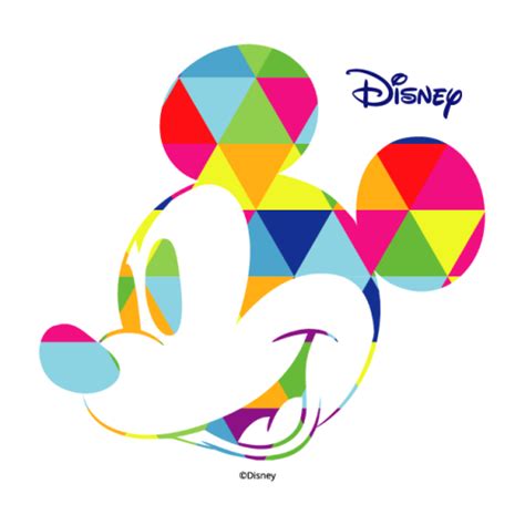 Colourful Mickey Mouse Αυτοκόλλητα Τοίχου Disney