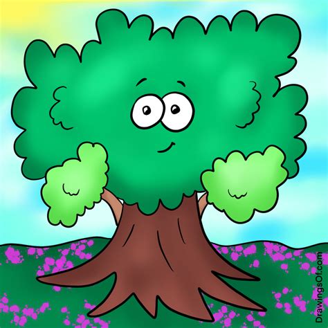 Wind Blowing Through Trees Drawing