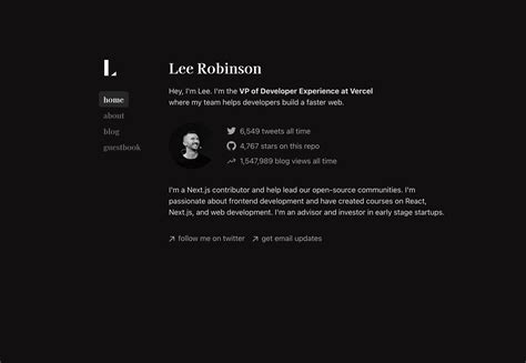 Nextjs Portfolio With Pageview Counter Vercel