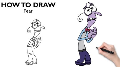 How To Draw Fear From Inside Out 2 Youtube