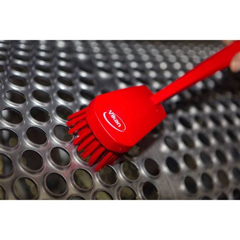 Vikan Universele Afwasborstel Rood Medium Vezels 260mm Artofit