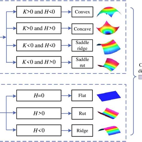 Complex Surface Area Division Based On Curvature Characteristics