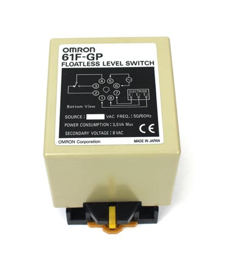 Omron 61f Gp N8 Floatless Level Switch W 8pfa1 Relay Socket Base