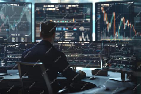 Premium Photo Financial Analysts Working With Data Visualization