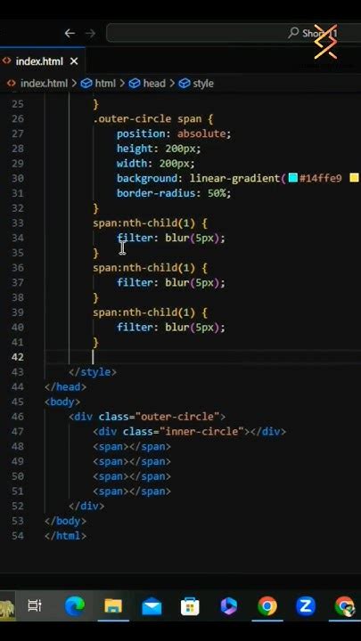 Colorful Black Hole Html Css Youtube