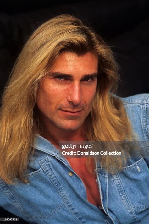Model Fabio Aka Fabio Lanzoni Poses For A Portrait In 1996 In Los