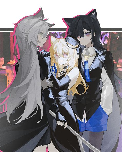 Texas Lappland Texas The Omertosa Sora Lappland And More Arknights Drawn By Haobuguniao