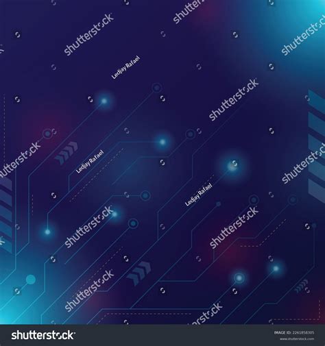 Abstract Particle Technology Background Design Abstract Stock Vector Royalty Free 2261858305