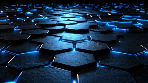 An Abstract Technological Backdrop Featuring A Hexagonal Design With Connecting Lines Suitable