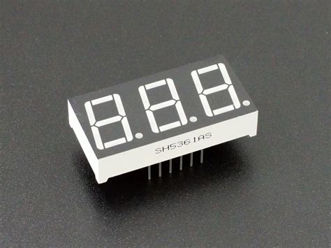 led 7 segment 0 56 cc 3 digit protosupplies
