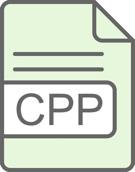 Cpp Archivo Formato Relleno Icono Diseño 43608397 Vector En Vecteezy